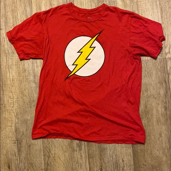 DC Comics | Tops | Dc Comics The Flash Logo Tshirt | Poshmark